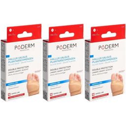 Poderm Hallux Valgus Douleurs Plantaires Double Protection Gel à l ...