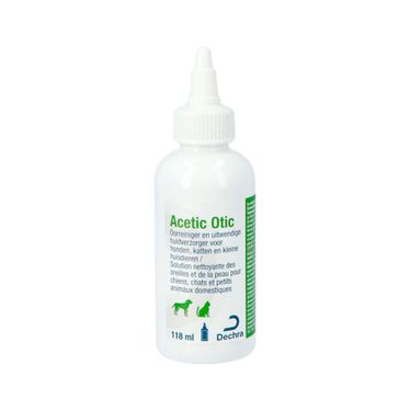 Dechra Acetic Otic Solution Nettoyante des Oreilles et de la Peau pour ...