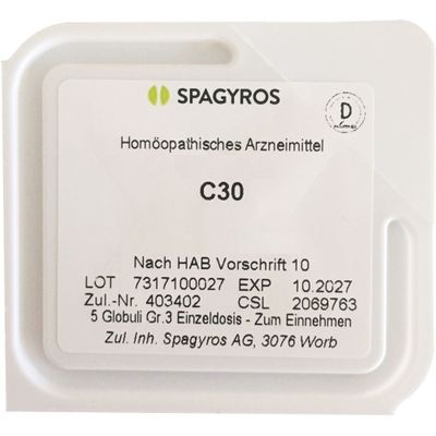 SPAGYROS Carcinosinum Glob C 30 Easyclick 1 Dos - Redcare Apotheke