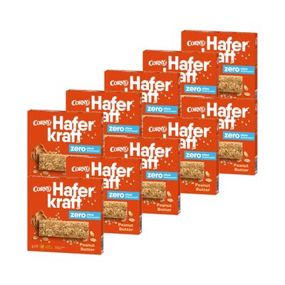 Corny Haferkraft Zero Peanut-Butter 10x4 St - Redcare Apotheke
