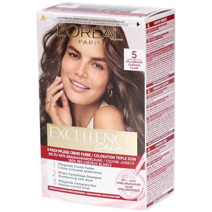 L'ORÉAL Paris Excellence Crème – Haarfarbe mit dreifacher Pflegewirkung ...
