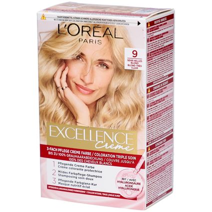 L'ORÉAL Paris Excellence Crème – Haarfarbe mit dreifacher Pflegewirkung ...