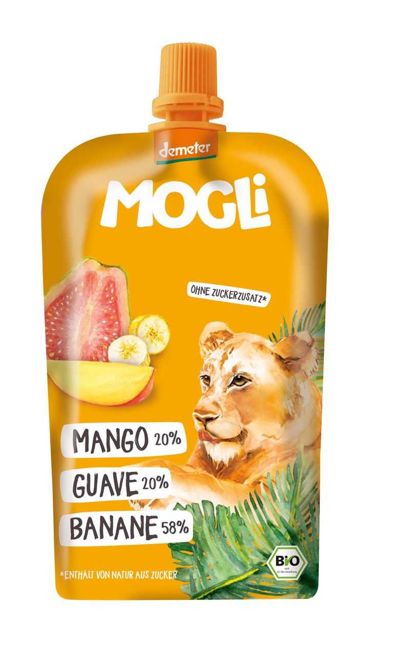 MOGLi Bio Mango Guave Quetschi 120 g - Redcare Apotheke