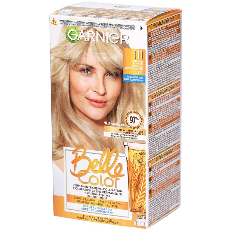 Garnier Belle Color 111 Hellblond mit Ascheton, superaufhellend 1 St ...