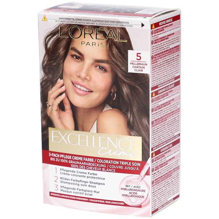 L'ORÉAL Paris Excellence Crème – Haarfarbe mit dreifacher Pflegewirkung ...