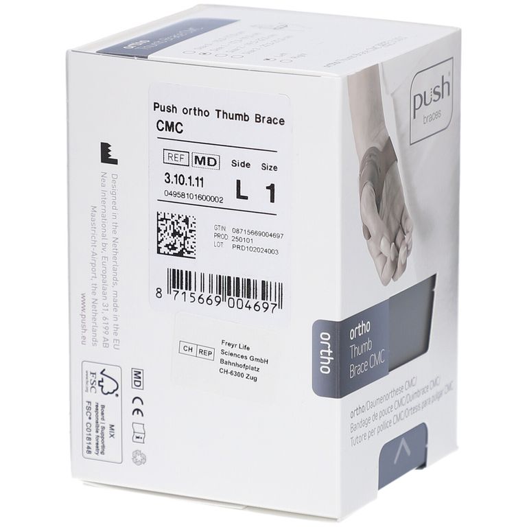 push® braces Bandage de pouce CMC Gauche 1 1 pc(s) - Redcare Apotheke