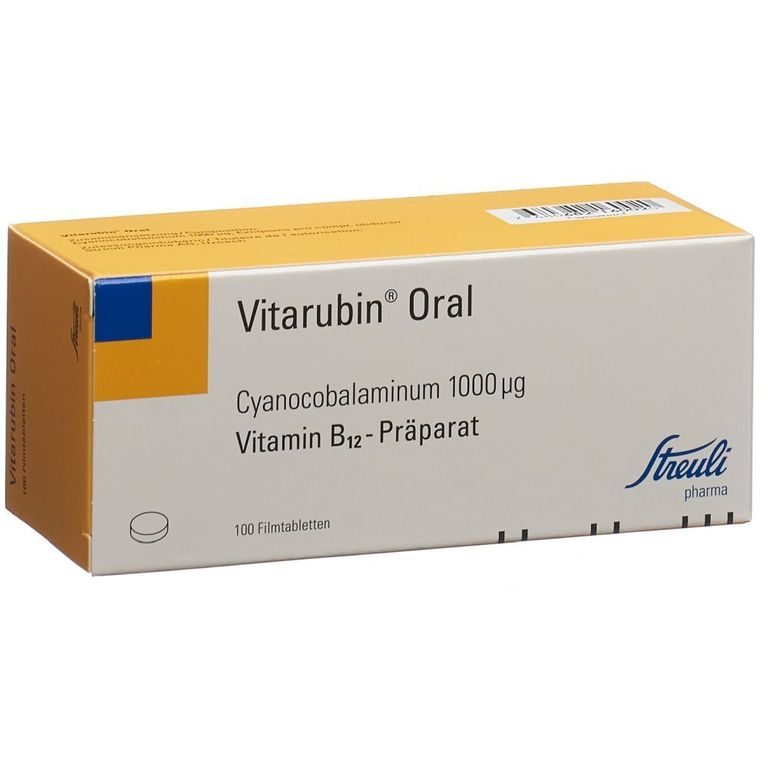VITARUBIN Oral Filmtabl 1000 mcg 100 Stk - Redcare Apotheke