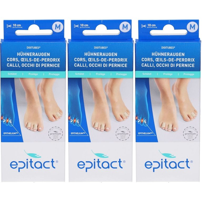 Epitact Digitubes M 10 cm Protection contre les cors et durillons 3x1 ...