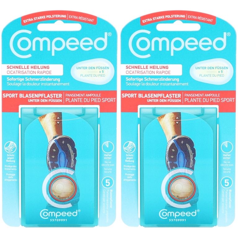 Compeed Pansements Ampoules Plante du Pied Sport 2x5 pc(s) - Redcare ...