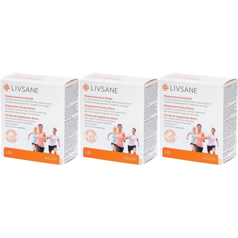 LIVSANE Citrate de Magnésium Direct 3x30 pc(s) - Redcare Apotheke