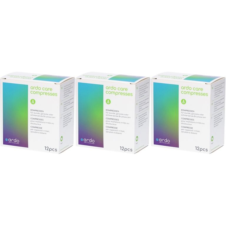 Ardo® Care Compresses pour mamelons douloureux 3x12 pc(s) - Redcare ...