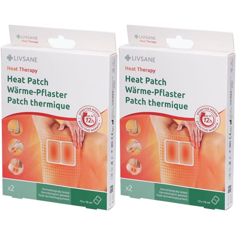 LIVSANE Patch thermique 13 x 10 cm 2x2 pc(s) - Redcare Apotheke