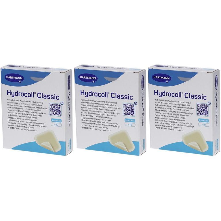 Hartmann Hydrocoll Classic Hydrokolloid-Pflaster 5 x 5 cm 3x10 St ...