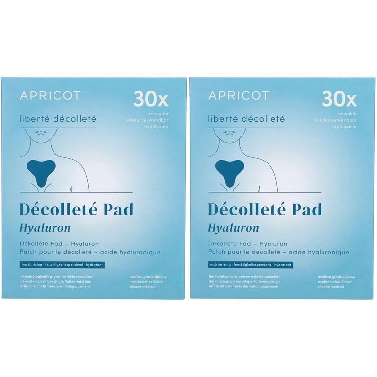 Apricot Décolleté Pad Hyaluron patch anti-rides réutilisable 2x1 pc(s ...