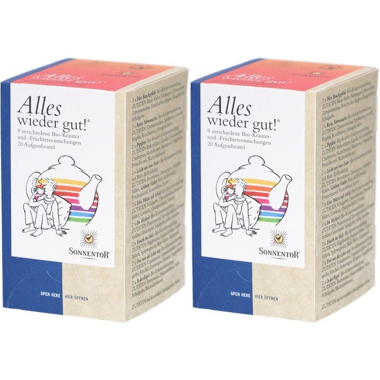 Sonnentor Alles wieder gut! - Sachets de tisanes bio assorties 2x1 pc(s ...