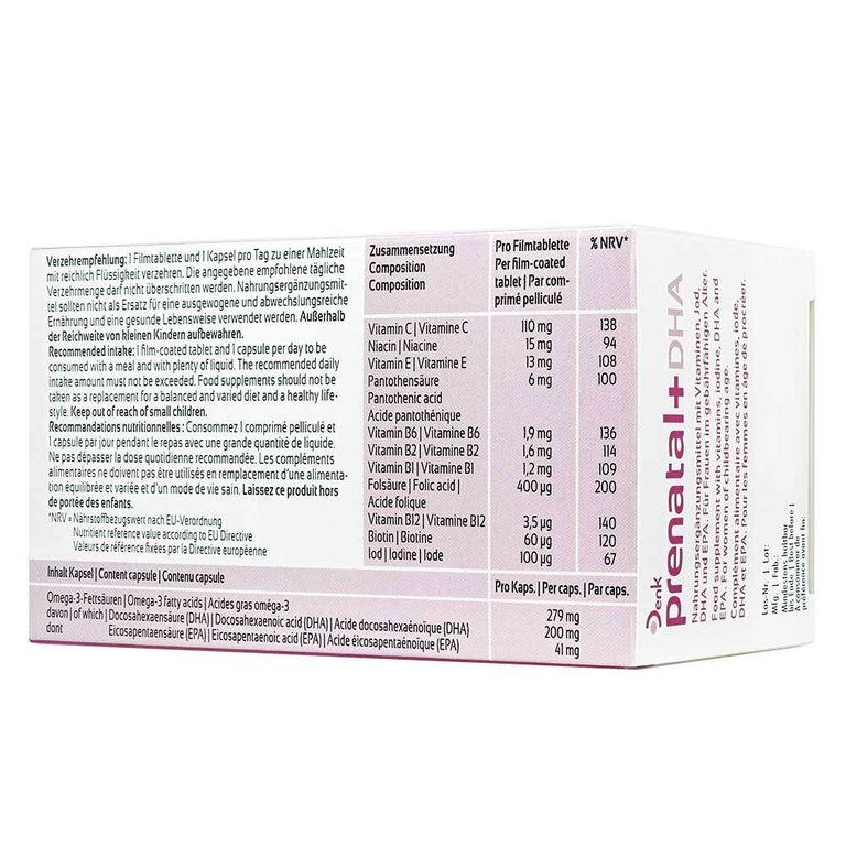 DENK prénatal+DHA 2x30 pc(s) - Redcare Apotheke