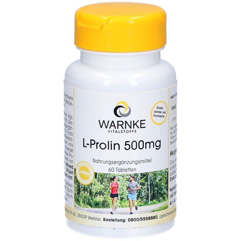 Warnke L-Prolin 500 mg 60 St - Redcare Apotheke