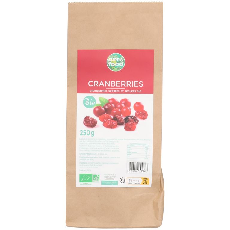 Exopharm Suprafood Cranberries 250 g - Redcare Apotheke