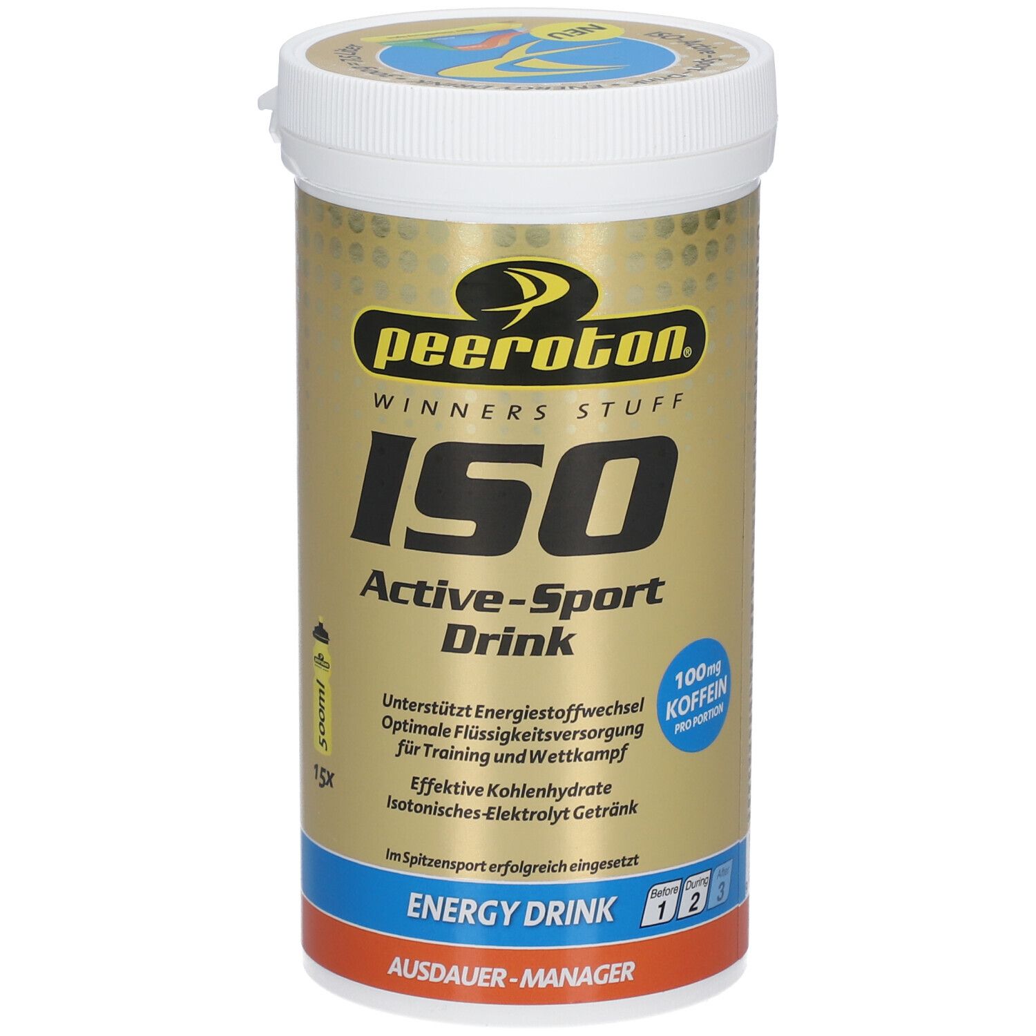 peeroton® ISO Active-Sport-Dring Energy Drink 300 g - Redcare Apotheke