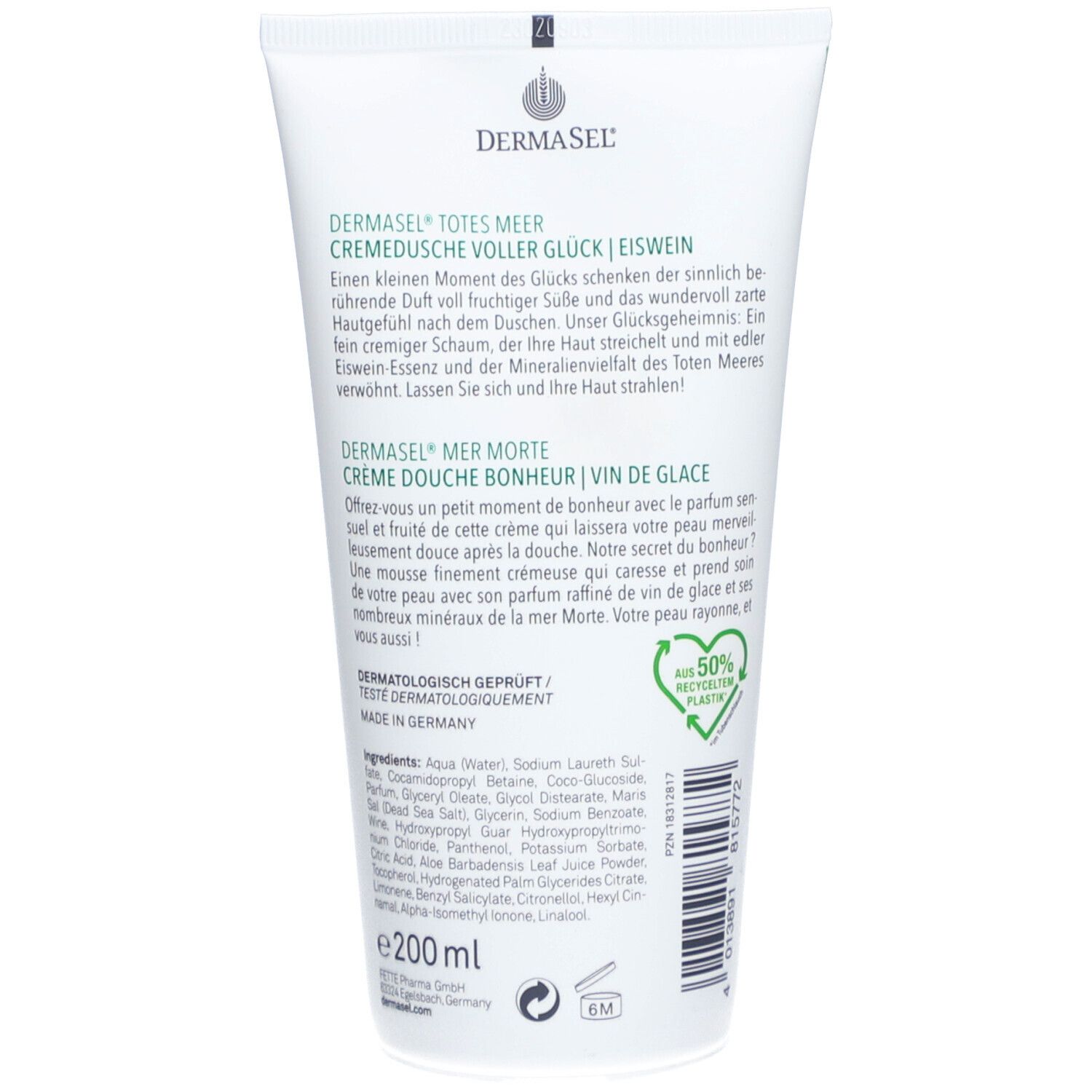 DERMASEL® Totes Meer Cremedusche Voller Glück 200 ml - Redcare Apotheke