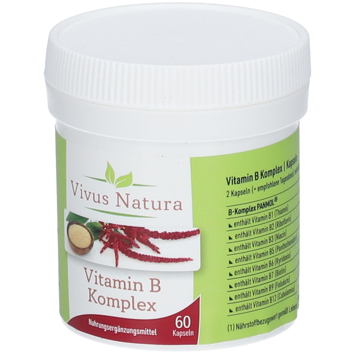 VIVUS Natura Complexe de vitamines B 60 pc(s) - Redcare Apotheke