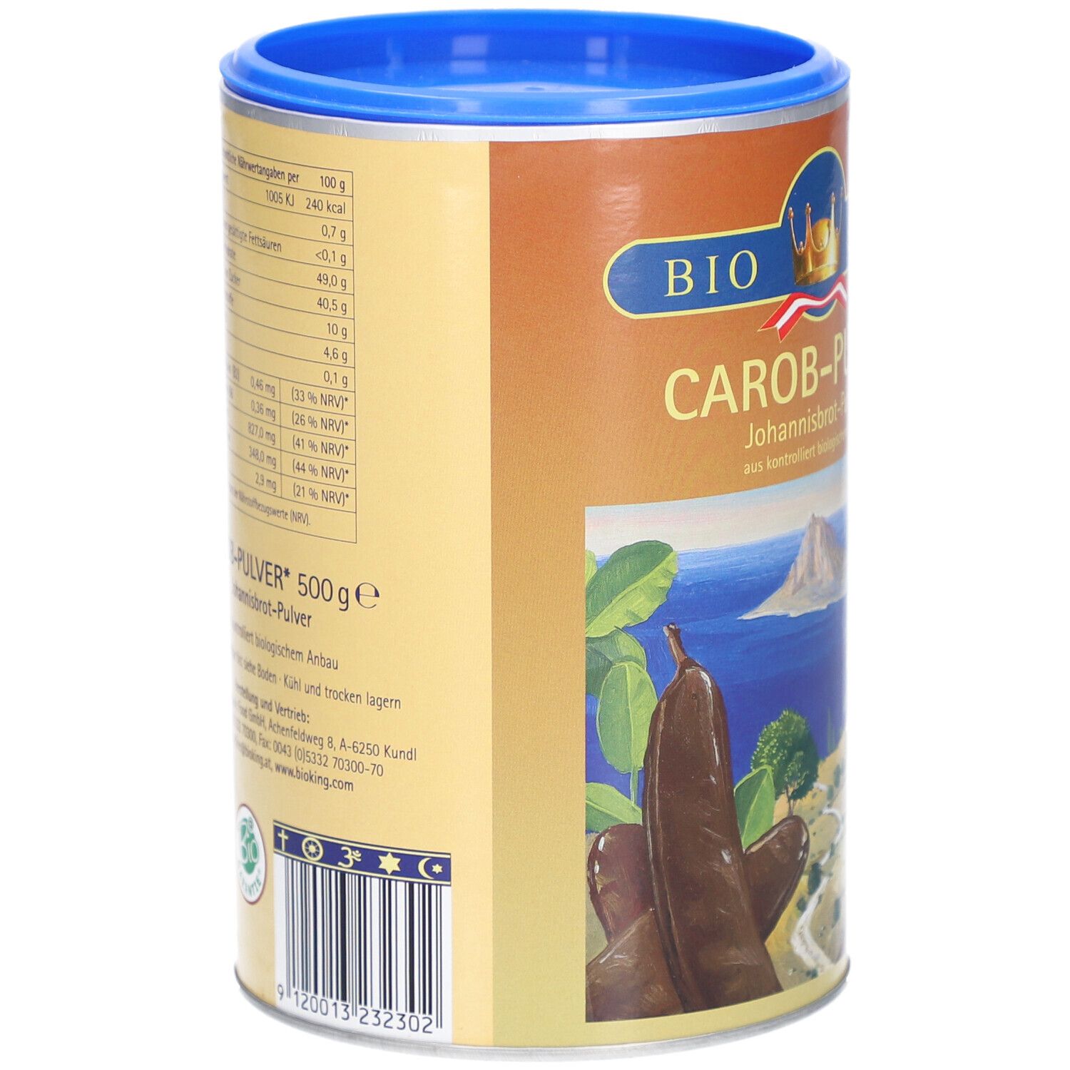 BIO KING CAROB PULVER 500 g - Redcare Apotheke