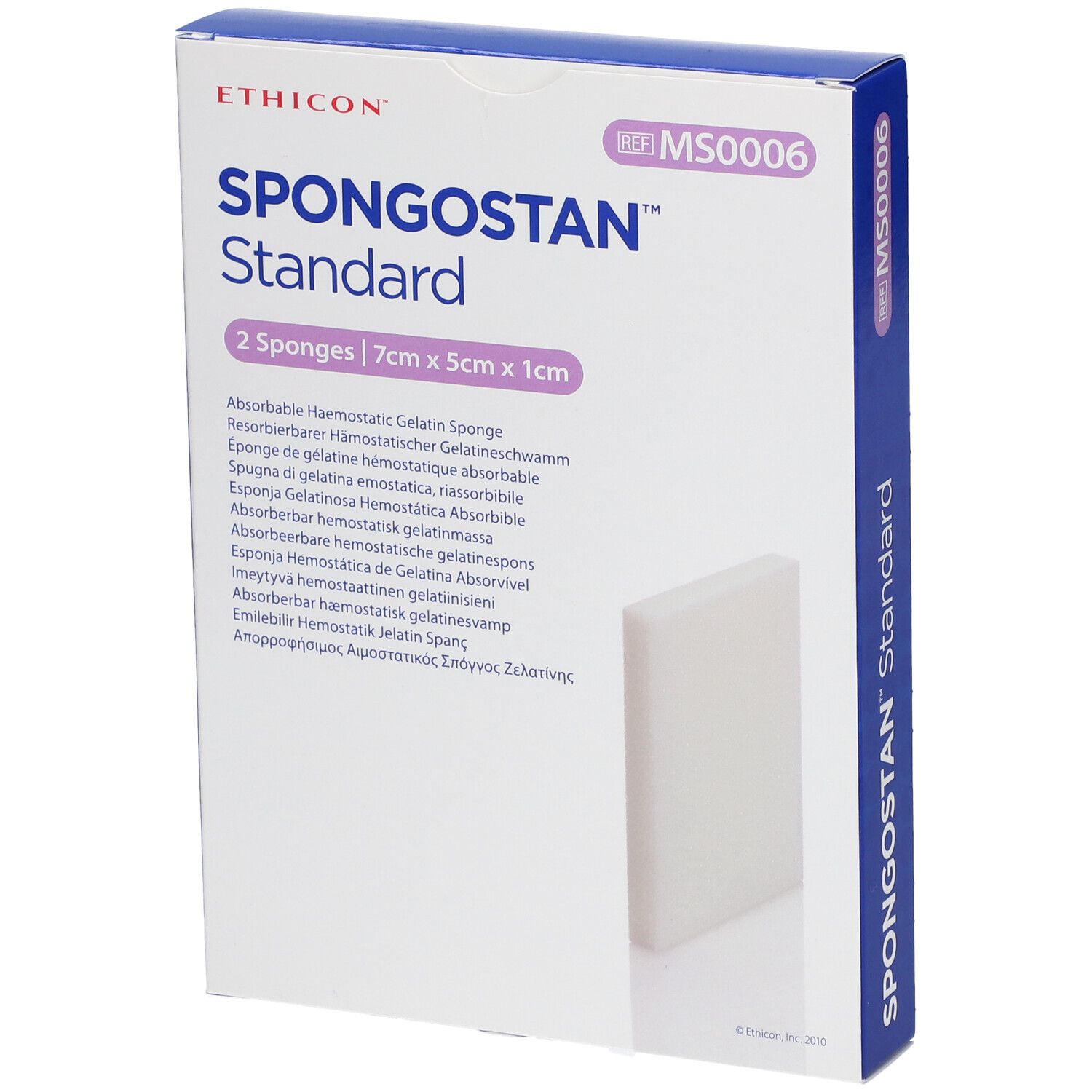 Spongostan ™ Standard 7cm x 5cm x 1xm 2 St - Redcare Apotheke