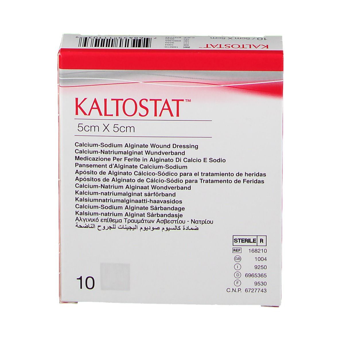 Kaltostat® Calcium-Natriumalginat Wundverband 10 St - Redcare Apotheke