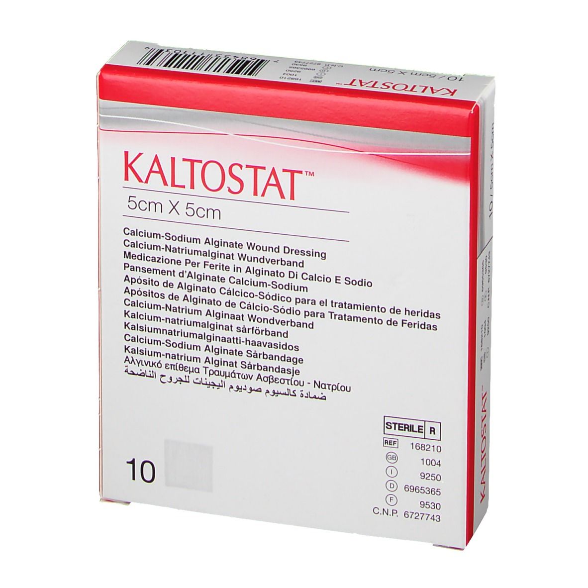 Kaltostat® Calcium-Natriumalginat Wundverband 10 St - Redcare Apotheke