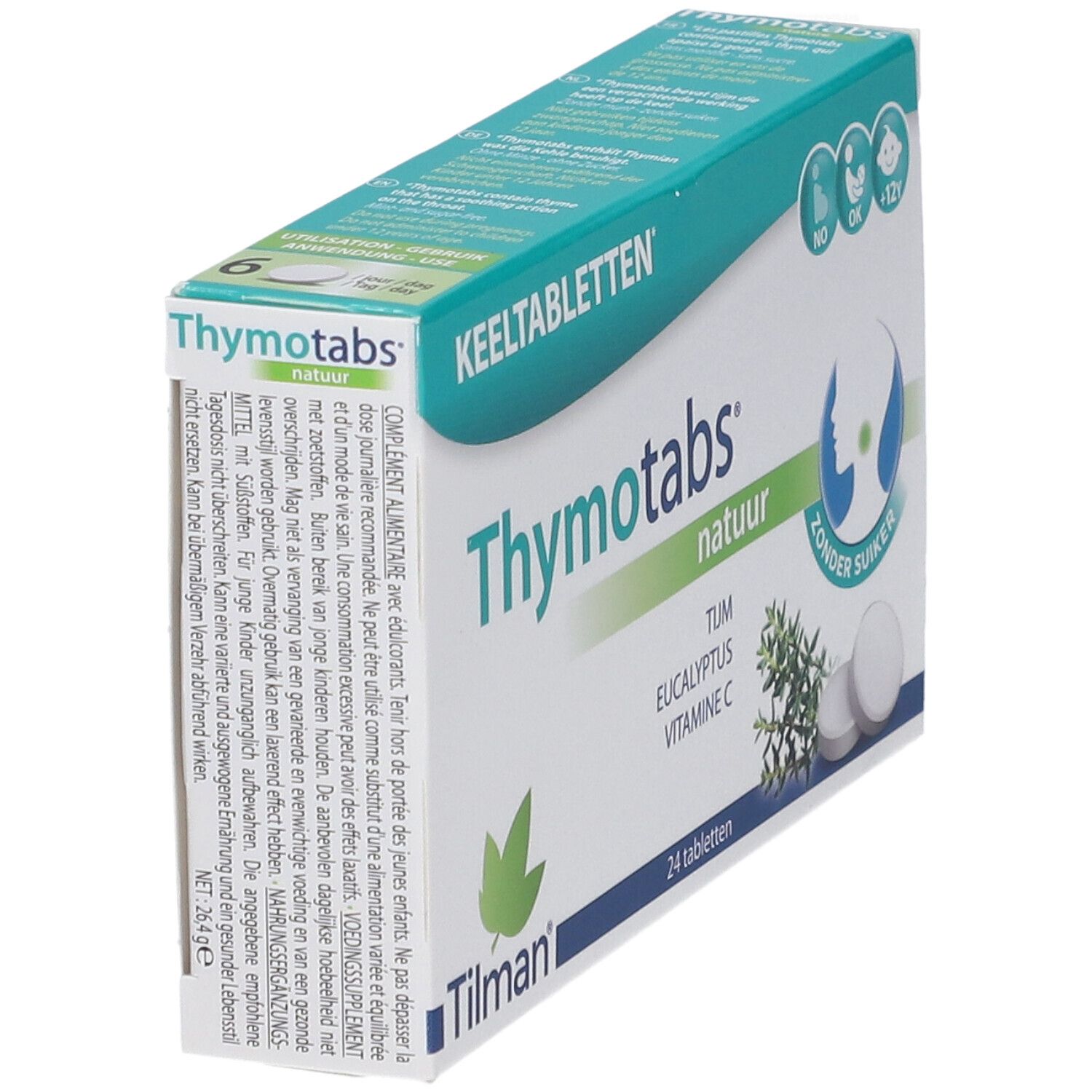Thymotabs® nature Lutschtabletten 24 St - Redcare Apotheke