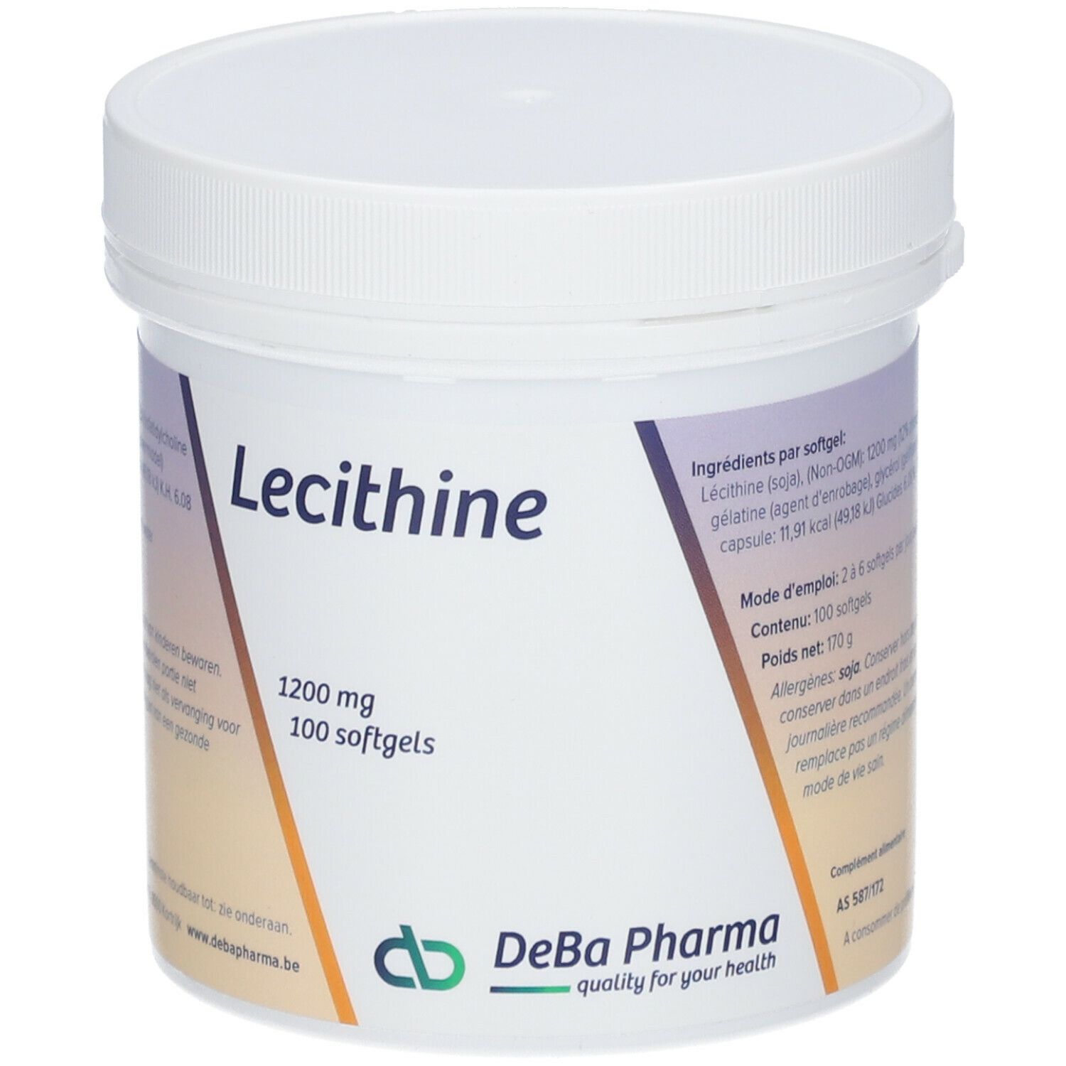 DeBa Pharma Lecithine 1200 mg 100 St - Redcare Apotheke