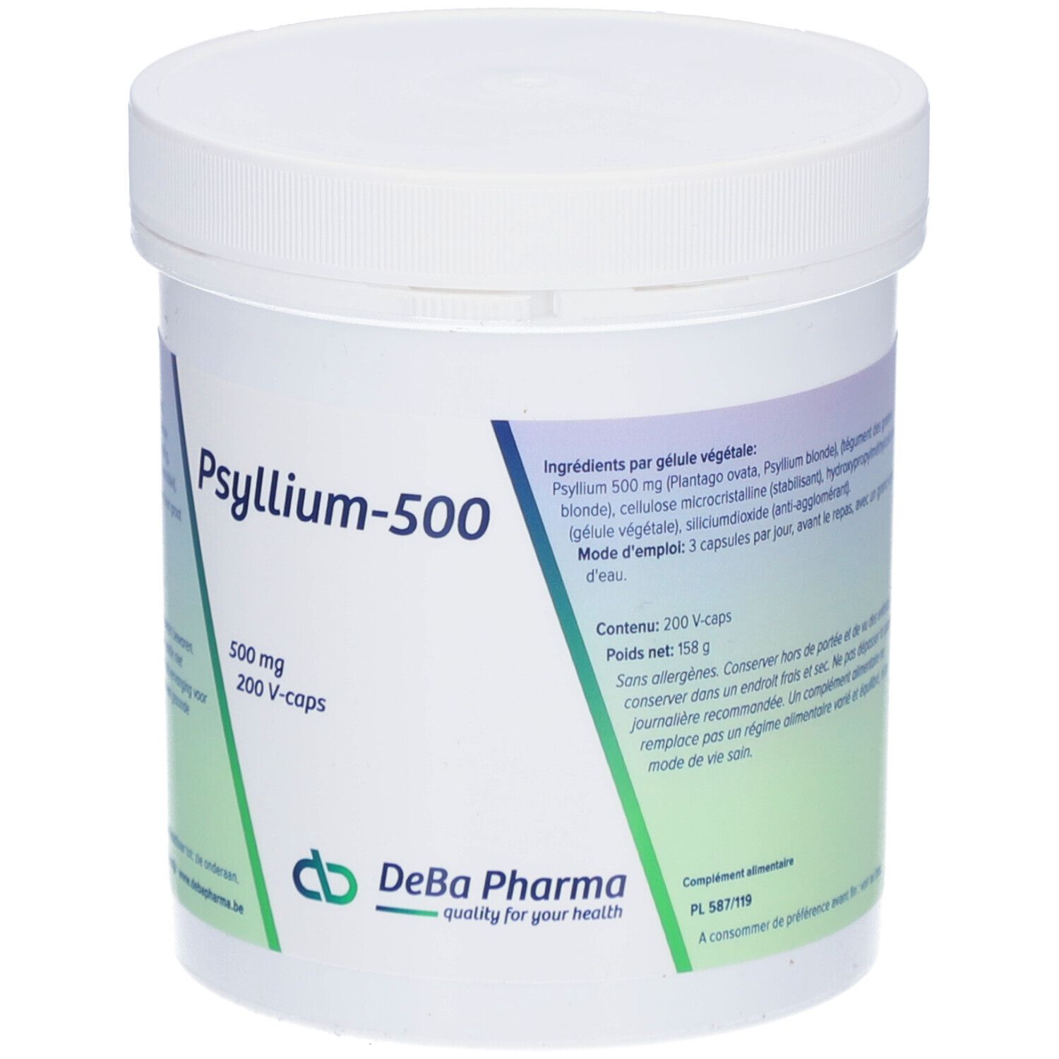 DeBa Pharma Psyllium 500 mg 200 St - Redcare Apotheke