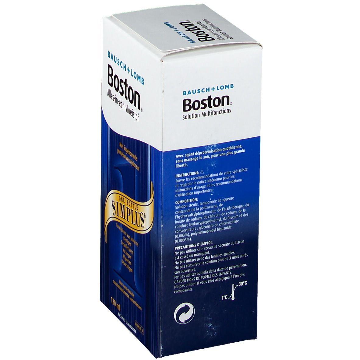 Boston Simplus® Solution Multifonctions 120 ml - Redcare Apotheke