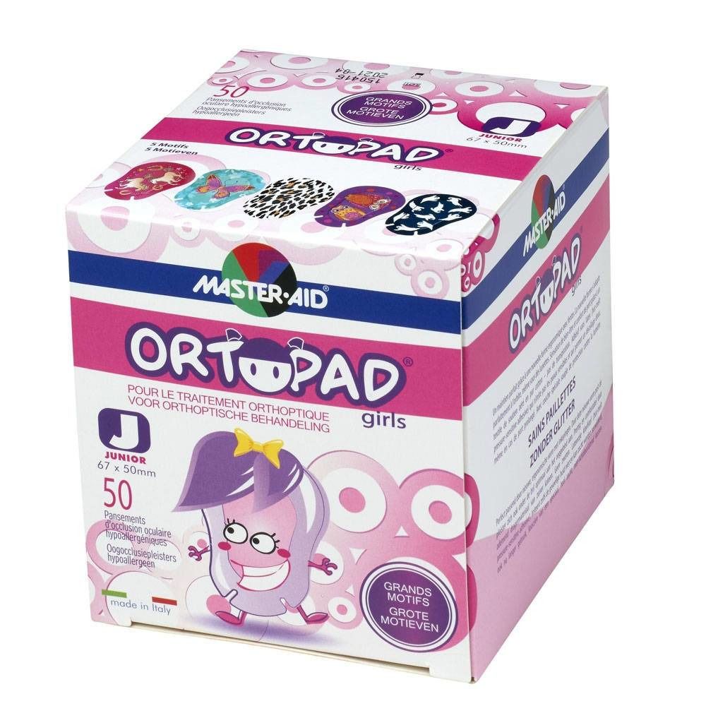 MASTER-AID® ORTOPAD® Soft Girls Junior Augenpflaster 0 - 2 Jahre 50 St ...