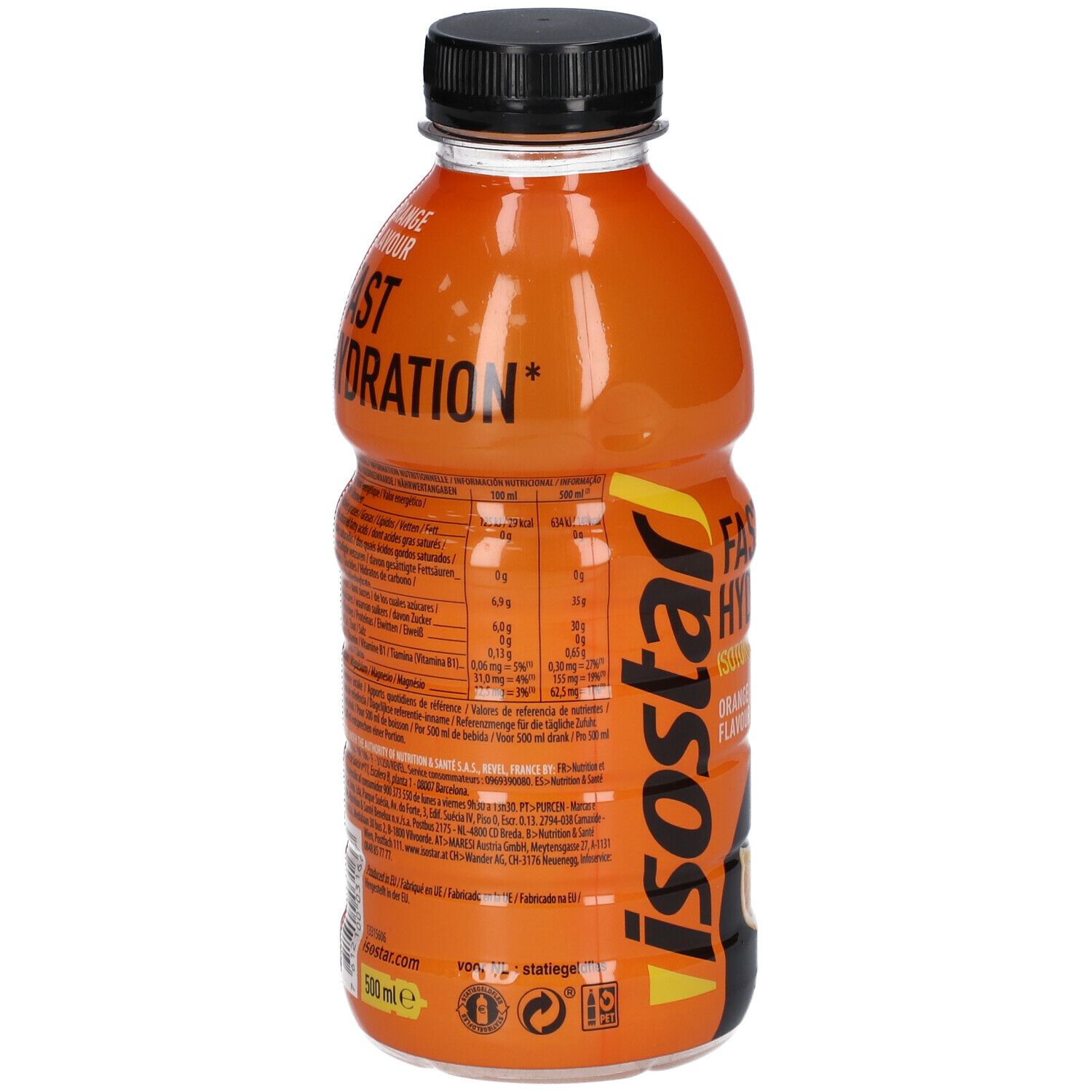 isostar® Fast Hydration Orange 500 ml - Redcare Apotheke