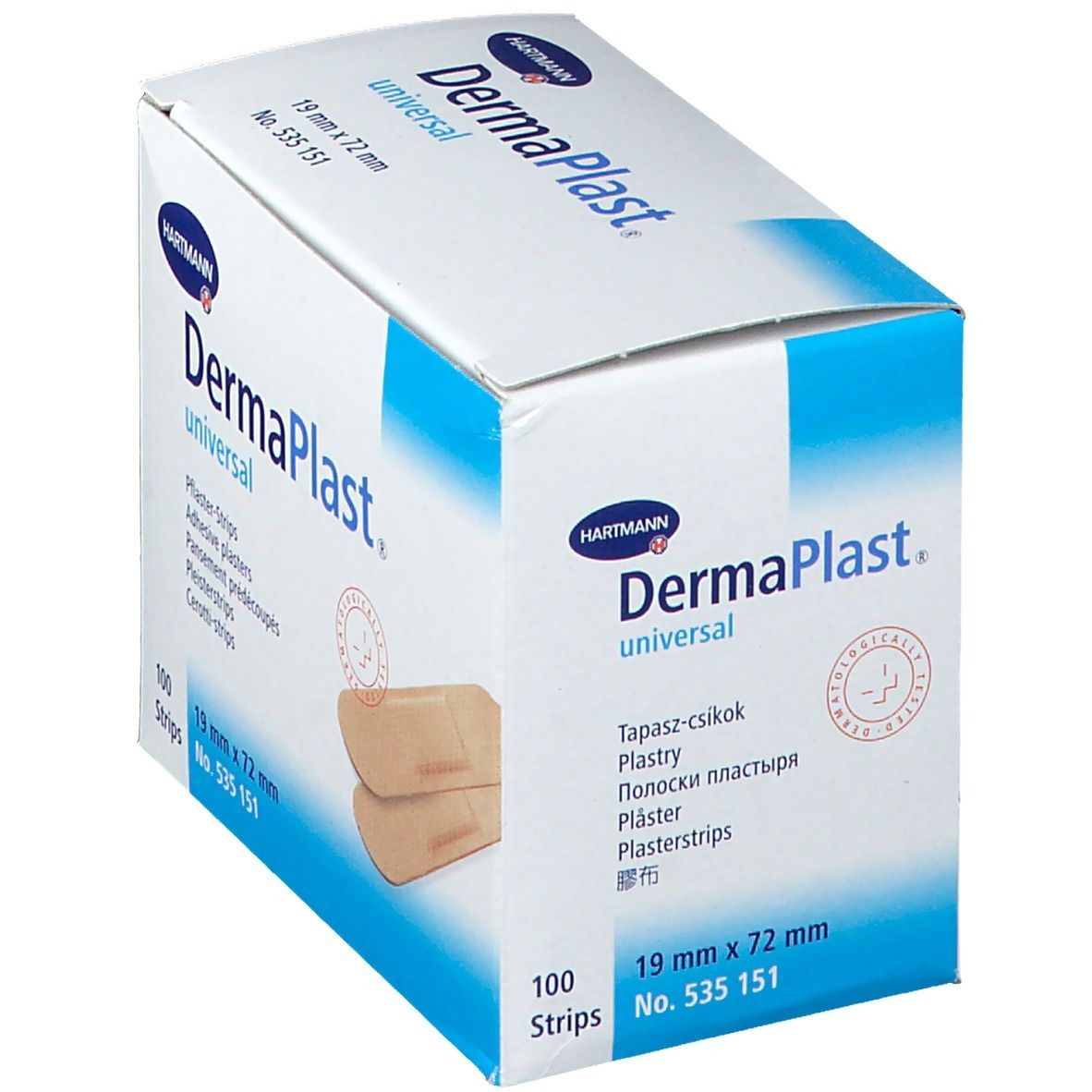 Hartmann™ DermaPlast® Universal Plaster 19 mm x 72 mm 100 St - Redcare ...