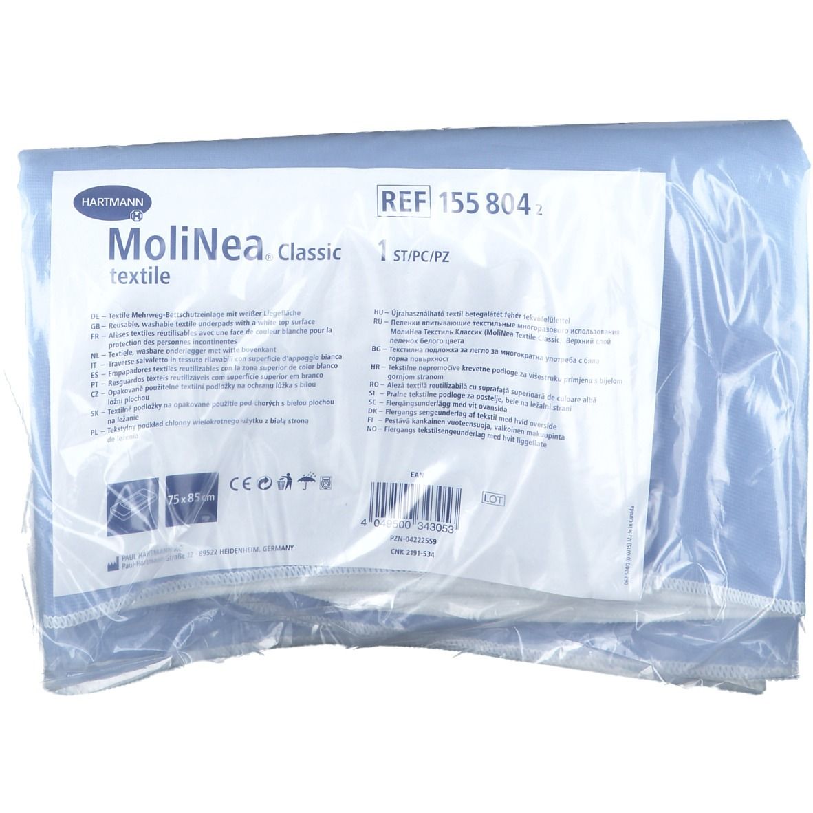 MoliNea® textile Classic 75 x 85 cm 1 St - Redcare Apotheke