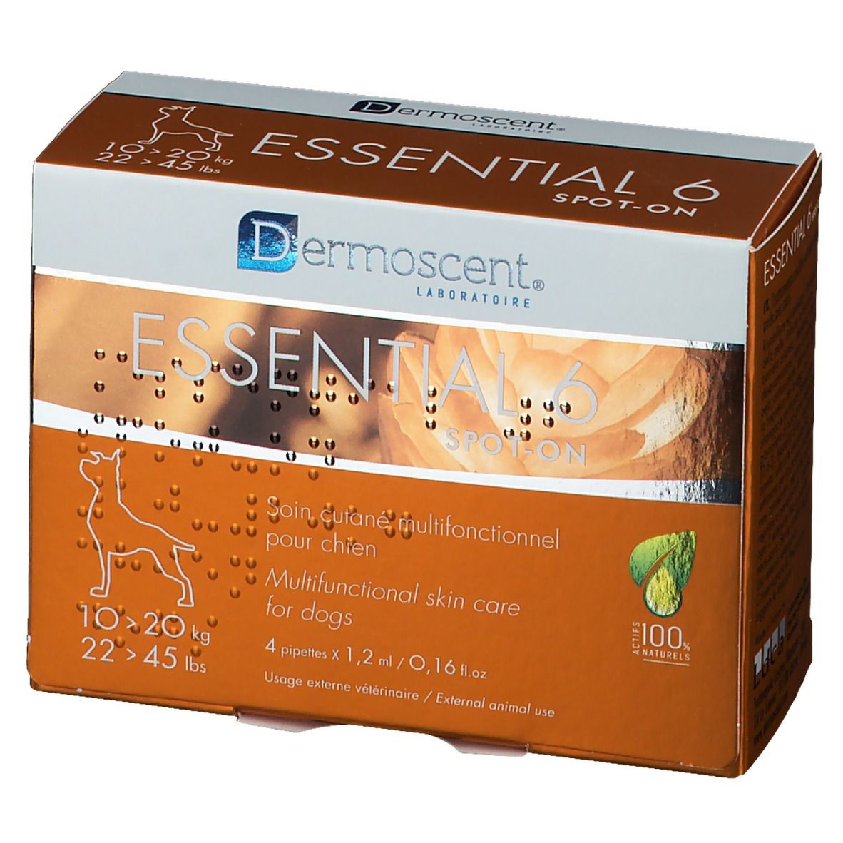 Dermoscent® Essential 6® Spot-On Hund 4 St - Redcare Apotheke