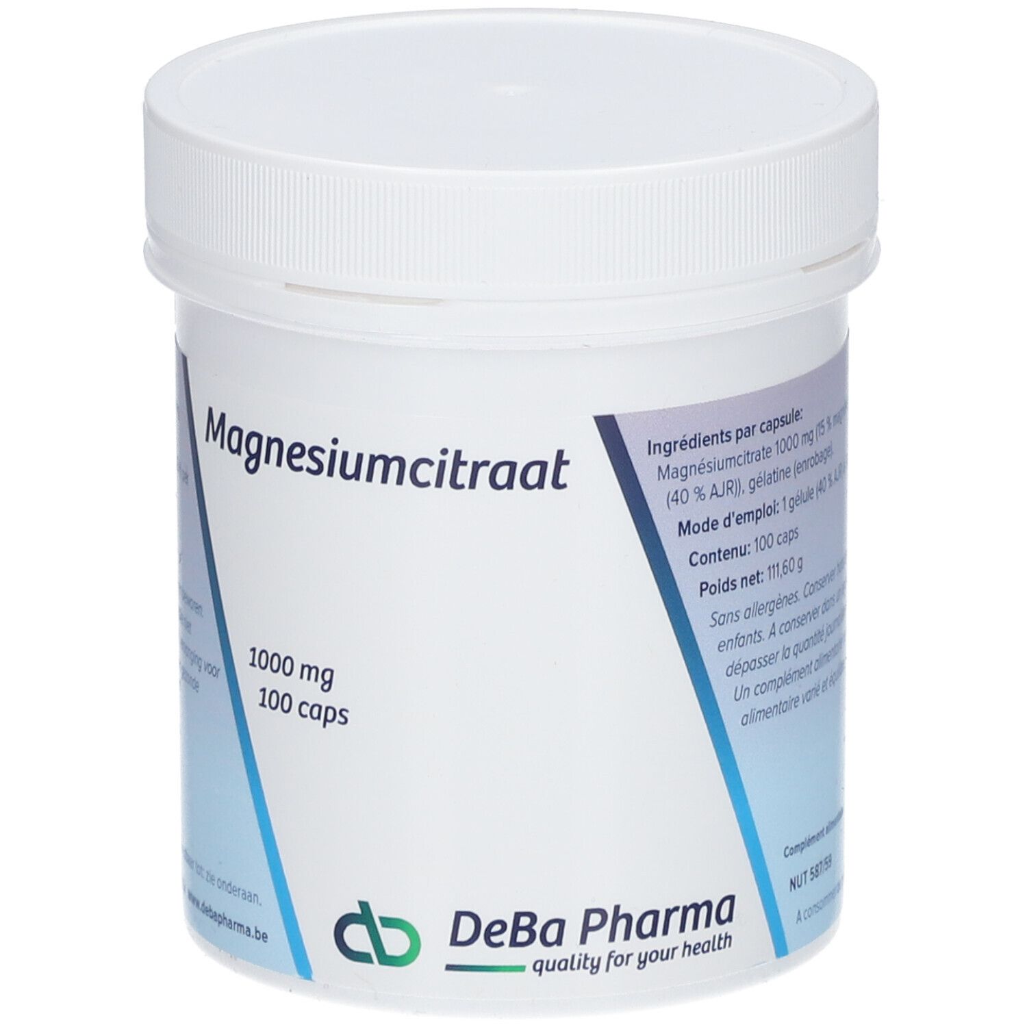 DeBa Pharma Magnesiumcitrat 1000 mg 100 St - Redcare Apotheke