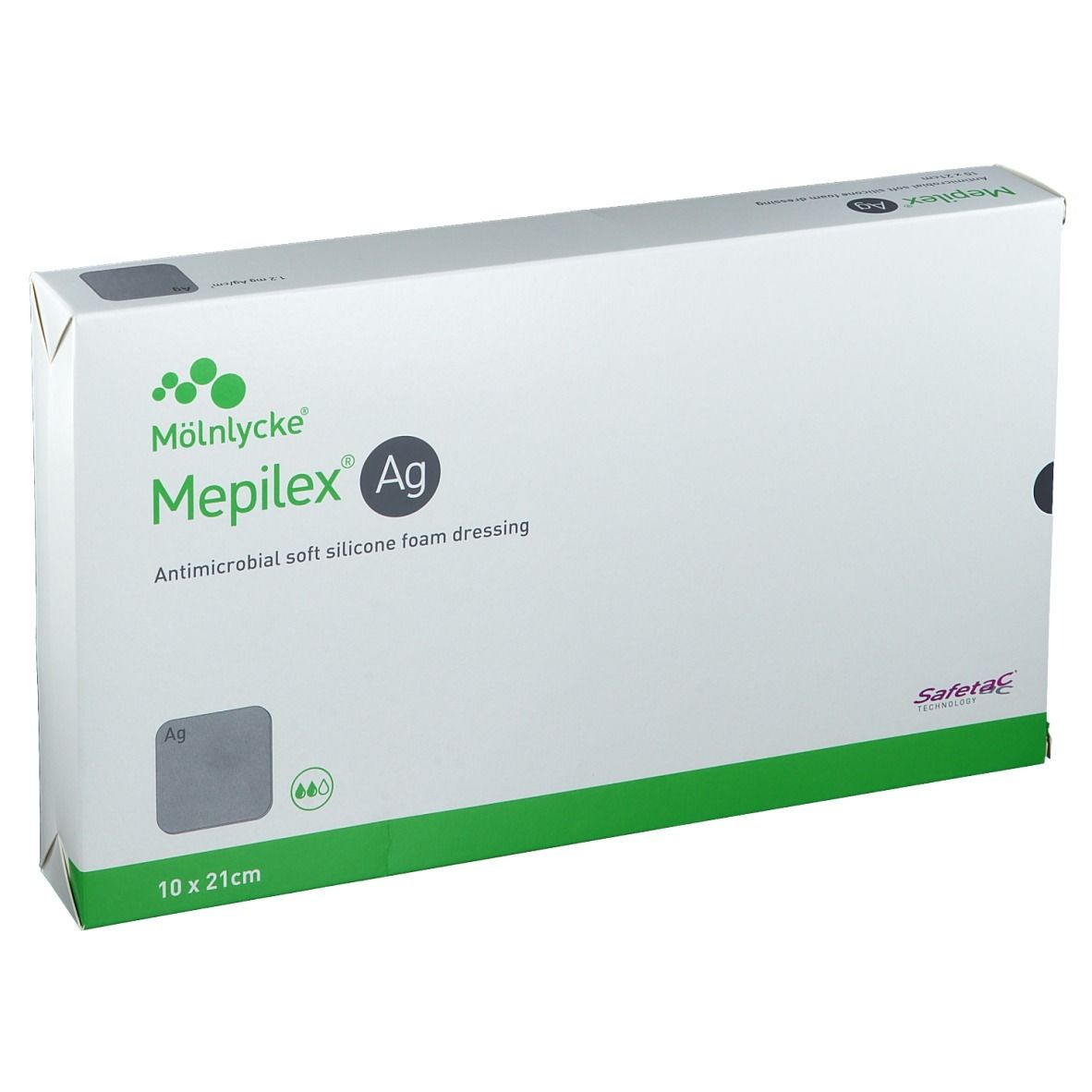 Mepilex® Ag 10 x 21 cm 5 St - Redcare Apotheke