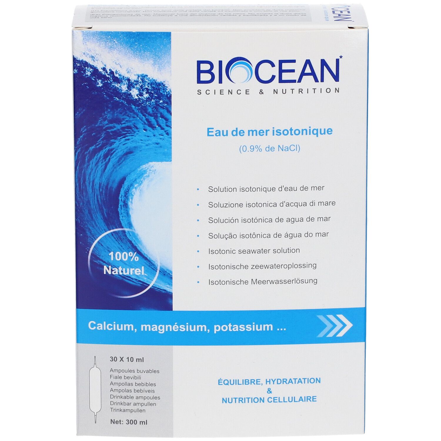 BiOcean® Isotonic Eau de Mer Hypertonique 30x10 ml - Redcare Apotheke