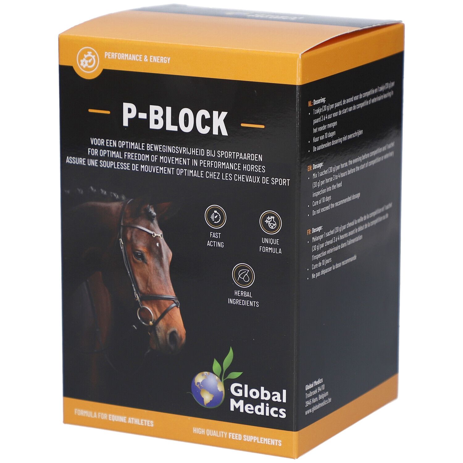 Global Medics P-Block Pferde 10x30 g - Redcare Apotheke