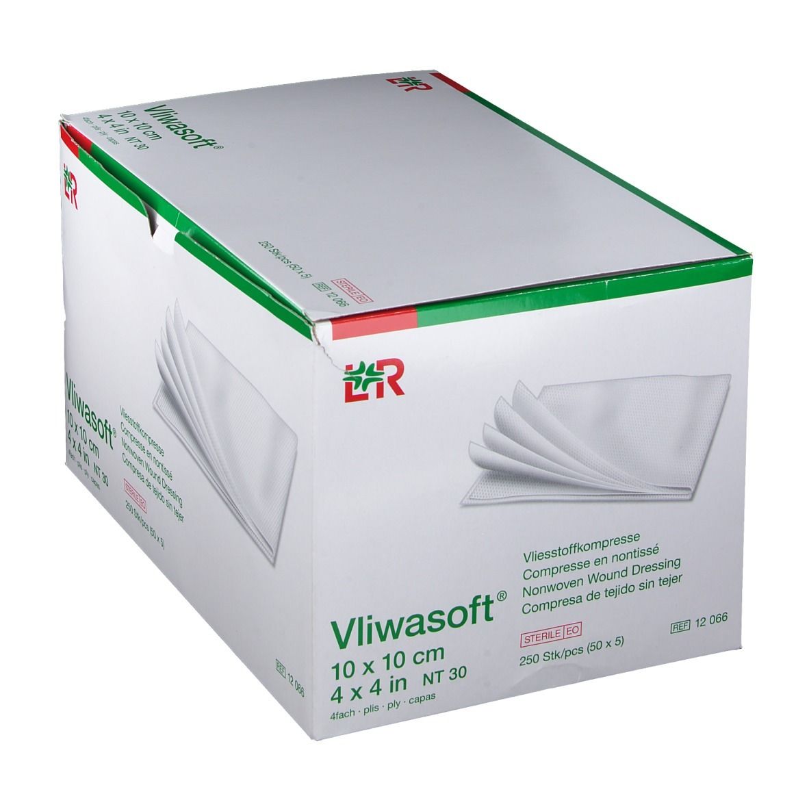 Vliwasoft® Vliesstoffkompresse 10 x 10 cm 50 St - Redcare Apotheke
