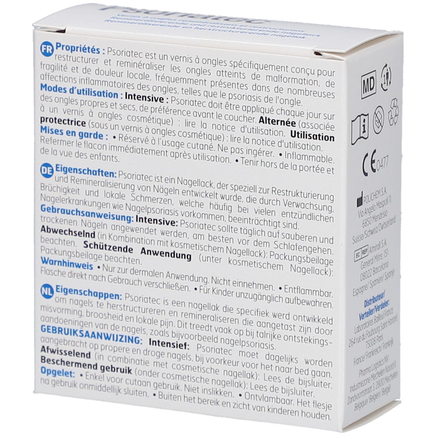 Psoriatec Nagellack Brüchige Nägel 3,3 ml - Redcare Apotheke