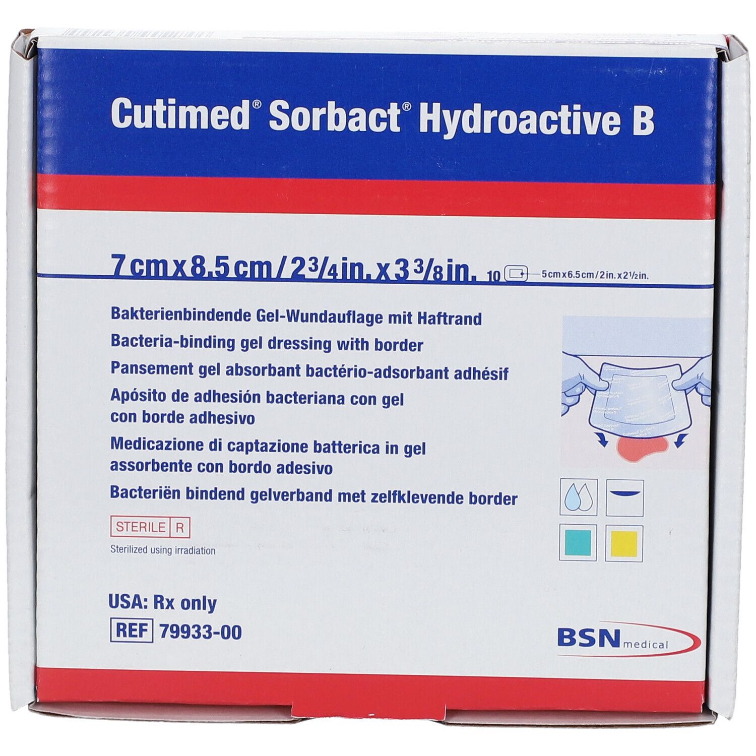 Cutimed® Sorbact® Hydroactive B 10 St - Redcare Apotheke