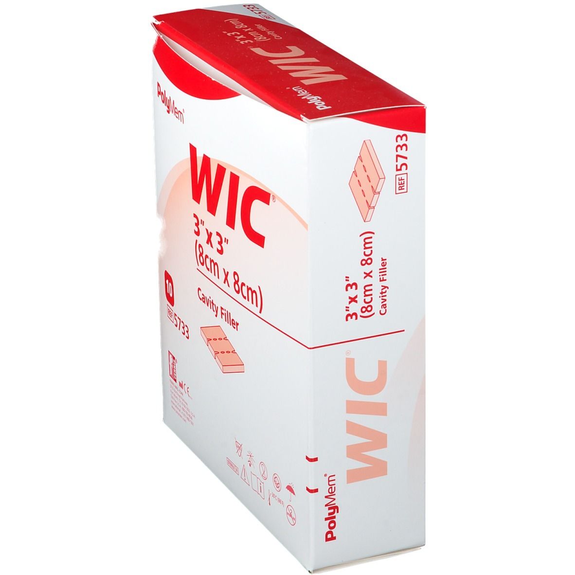 Polymem Wic Cavity Wound Filler 8x8cm 10 St - Redcare Apotheke