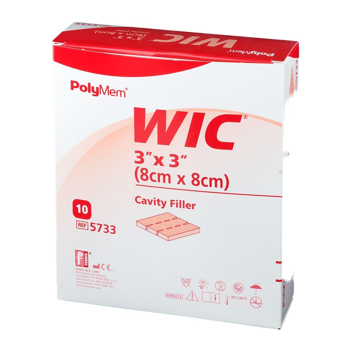 Polymem Wic Cavity Wound Filler 8x8cm 10 St - Redcare Apotheke