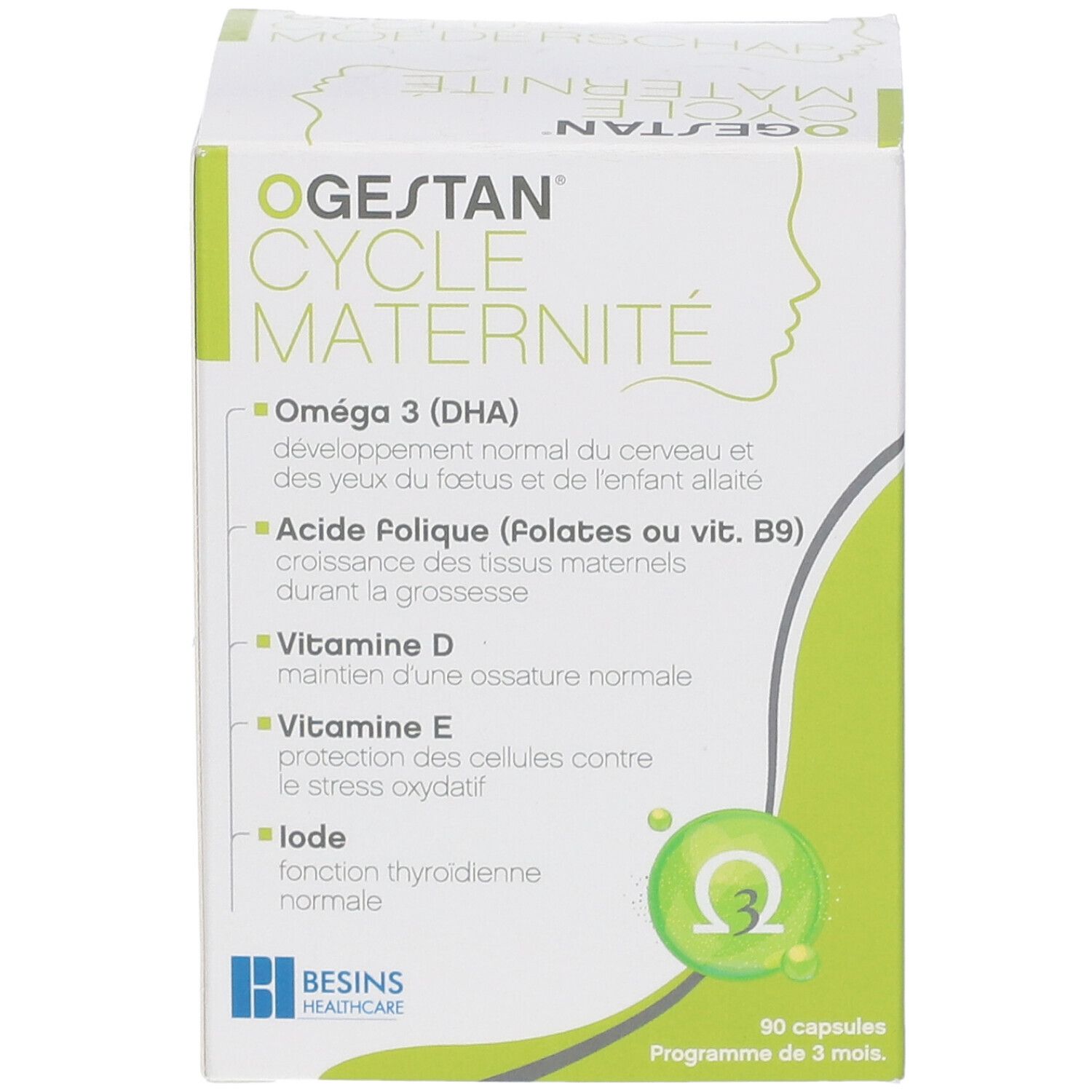 Ogestan® B9 Cycle maternité 90 pc(s) - Redcare Apotheke