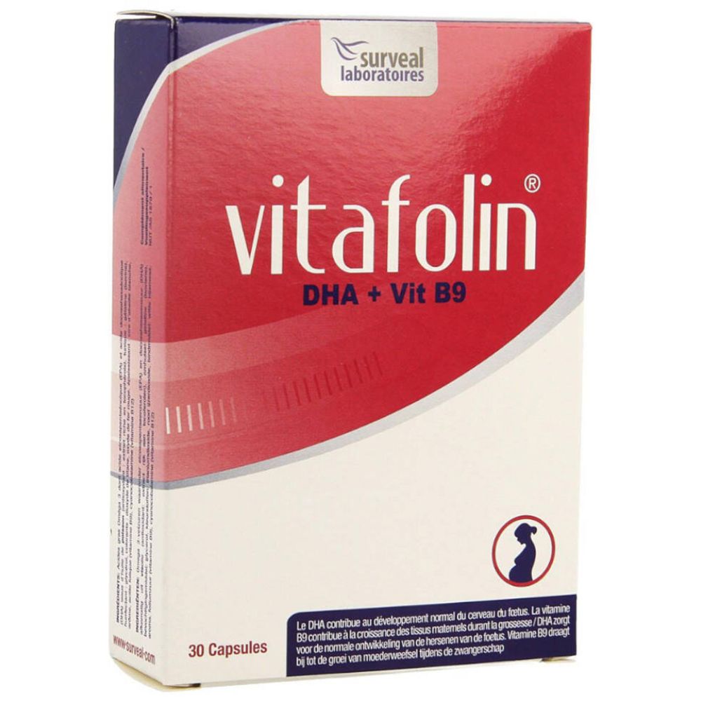 Vitafolin DHA + Vitamine B9 30 pc(s) - Redcare Apotheke
