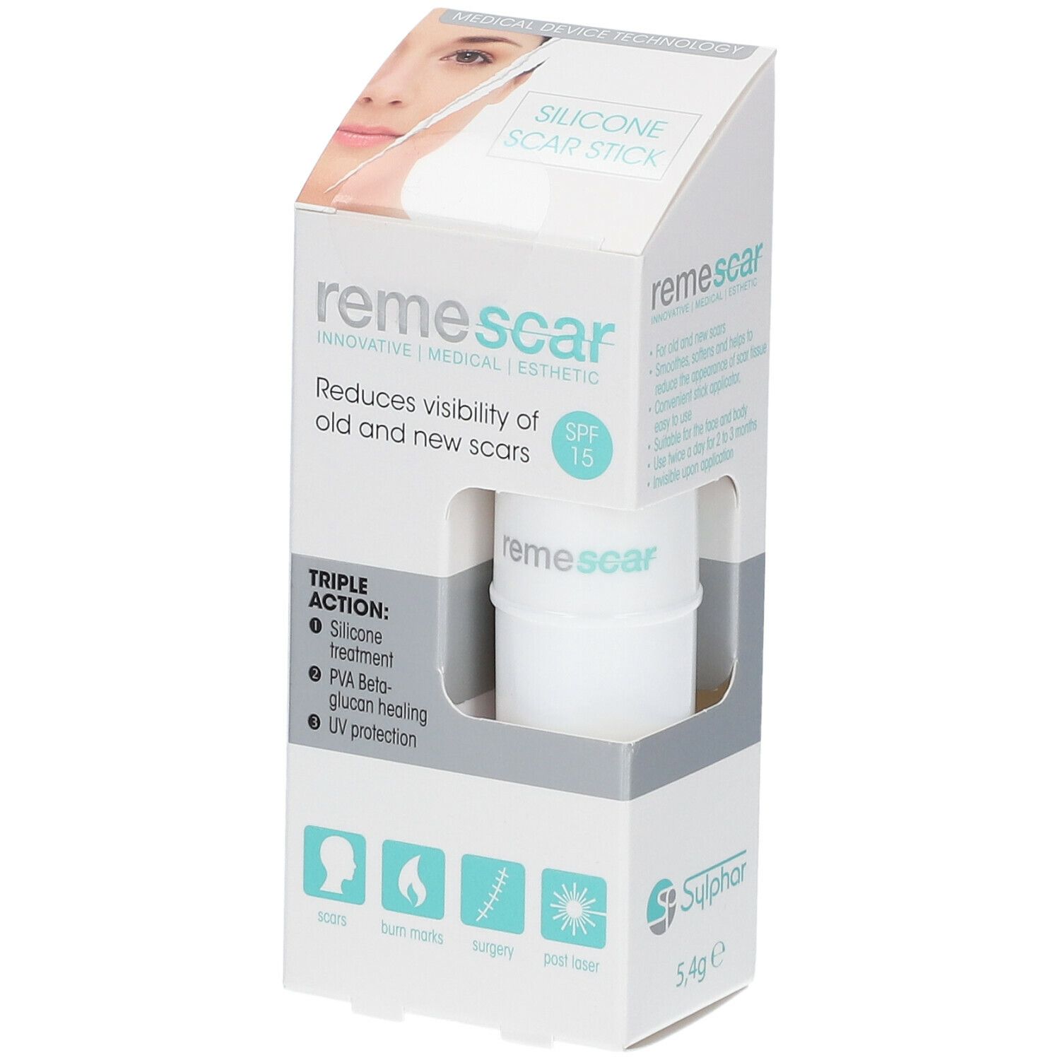 Remescar Silikon Narbenstift 5,4 g - Redcare Apotheke